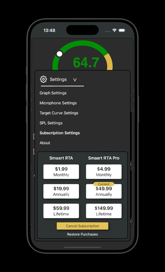 Smaart RTA Mobile App Page – Rational Acoustics
